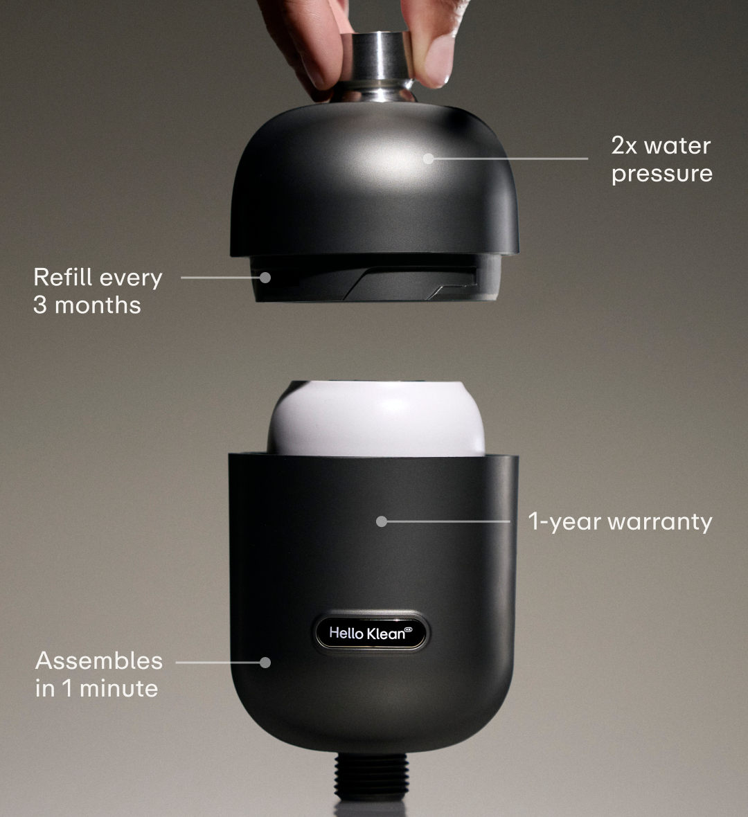 Hello Klean Shower Filter